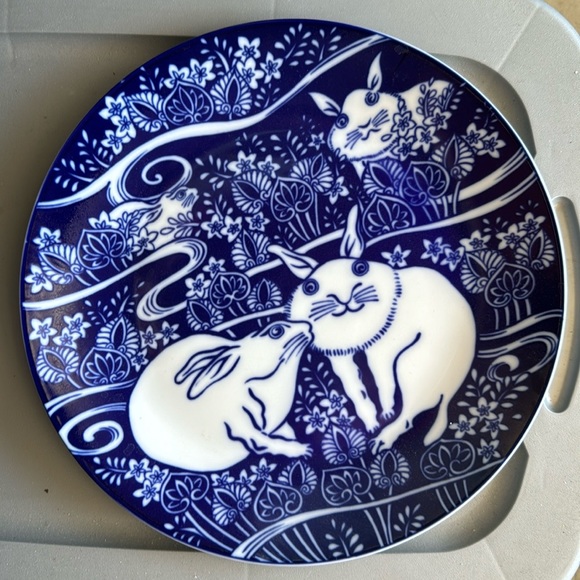Sigma Beauty | Art | Sigma Tastesetter Blue Rabbits Plate Vintage ...